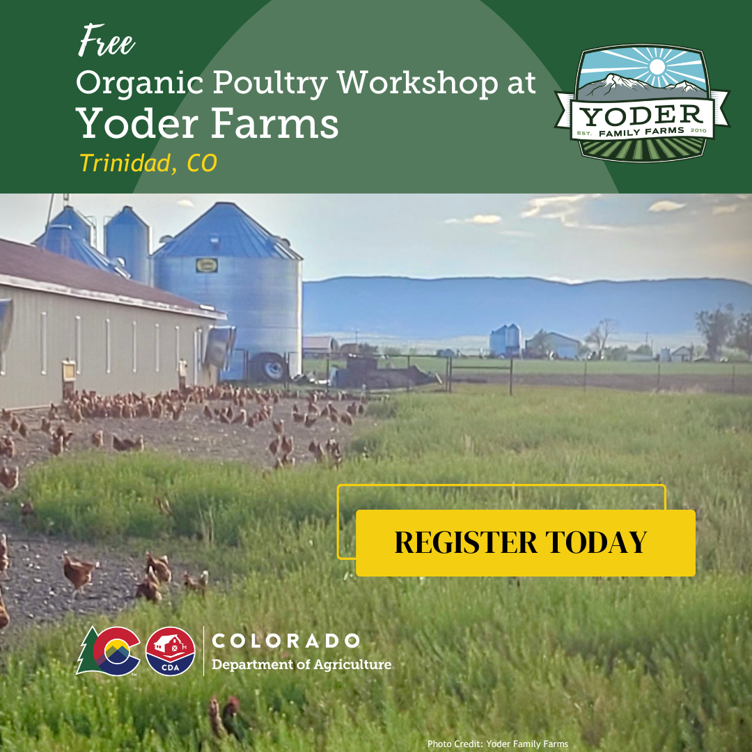 Organic Poultry Workshop - Yoder Farms | Department of Agriculture